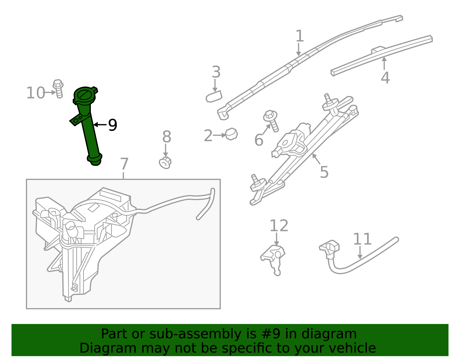 28915-3JA0C - High-Quality Washer Fluid Reservoir Filler Pipe for 2013 ...