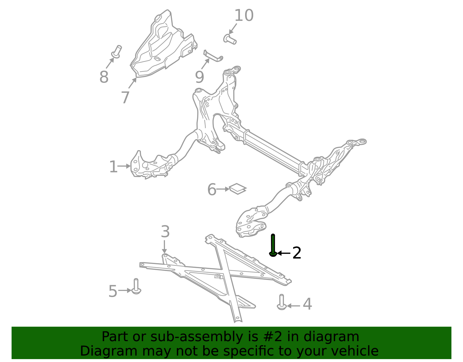2024 Porsche Macan Suspension Cross-Member Bolt PAF-912-472 | OEM Parts ...