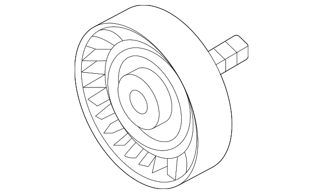 06M-260-938-H - Idler Pulley 2018-2025 Audi | Audi OEM Parts Guy