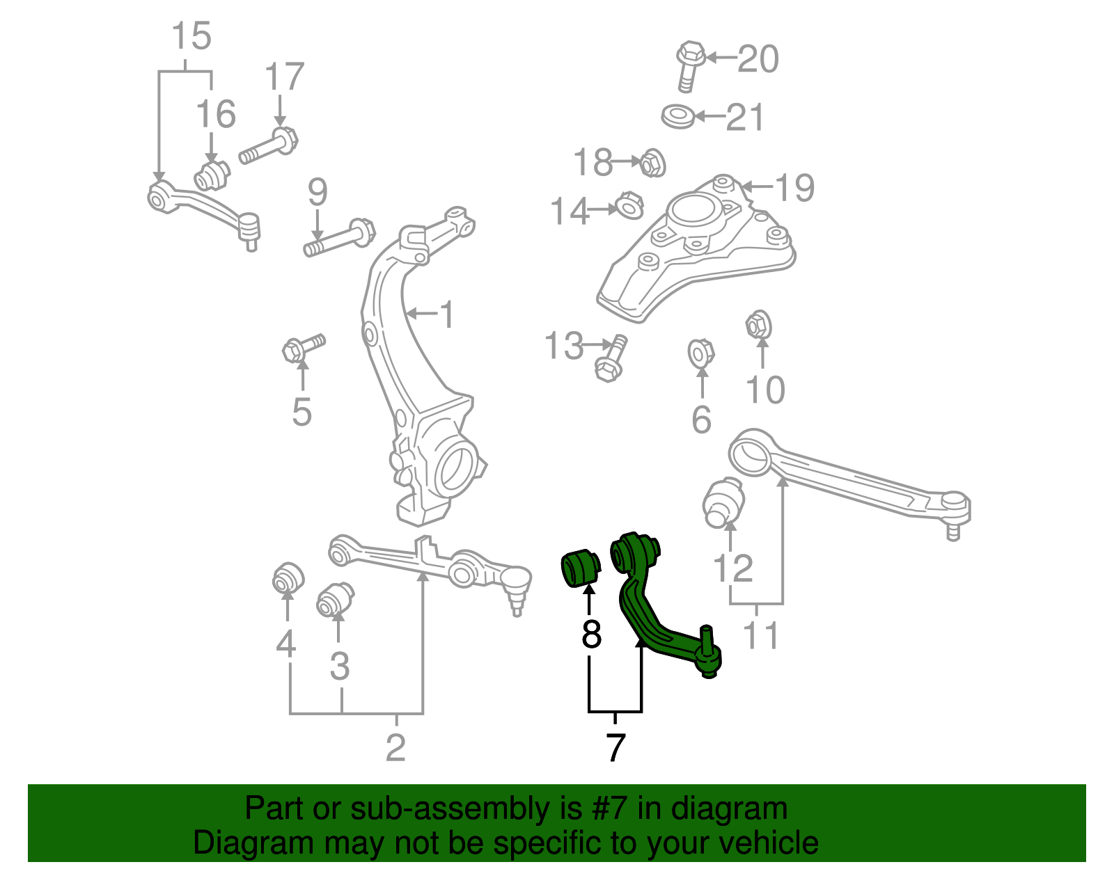 2004-2006 Volkswagen Phaeton Rear Lower Control Arm 4E0-407-694-N | VW ...