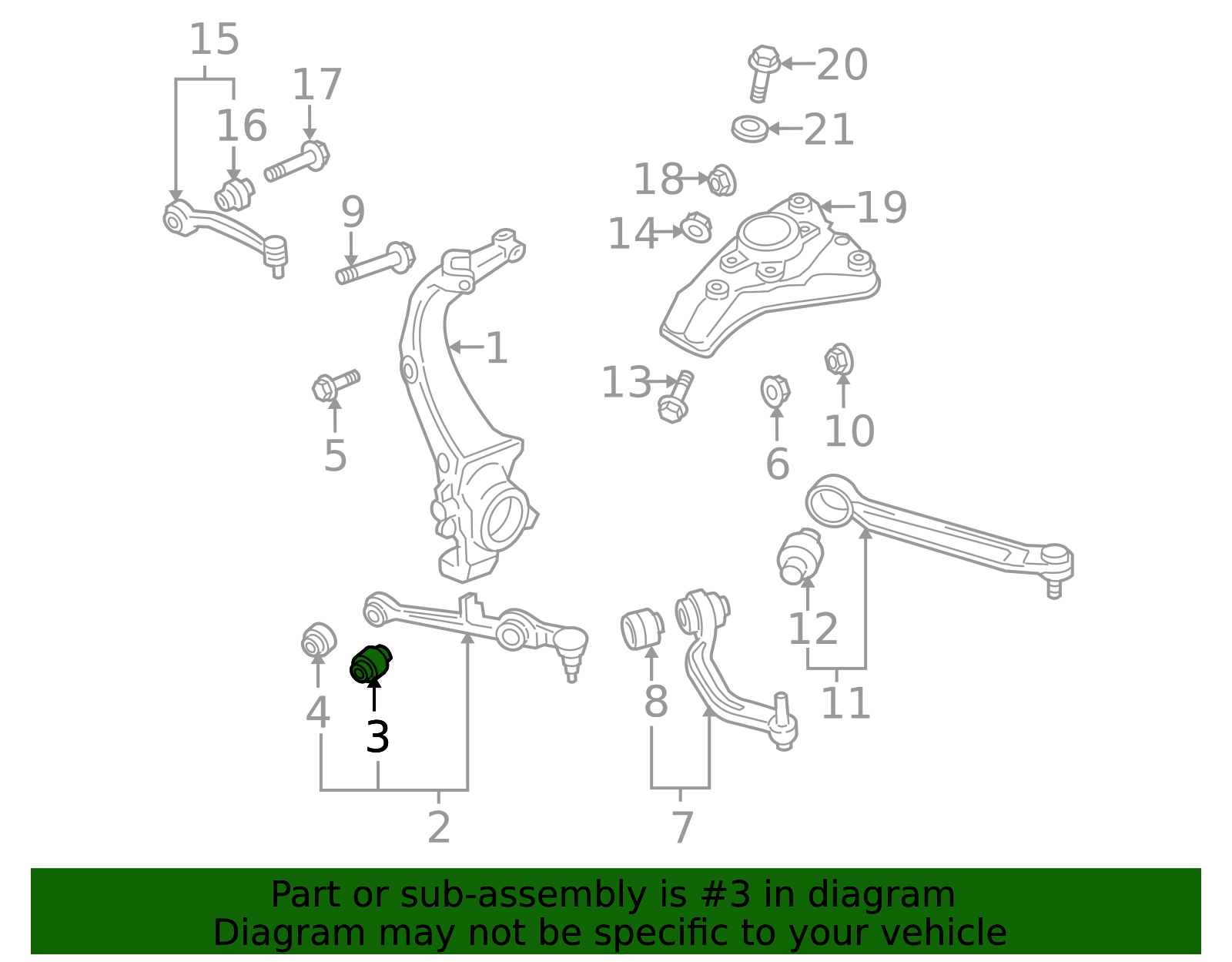 Ft Lower Control Arm Outer Bushing 4E0-407-181-D | OEM Parts Online