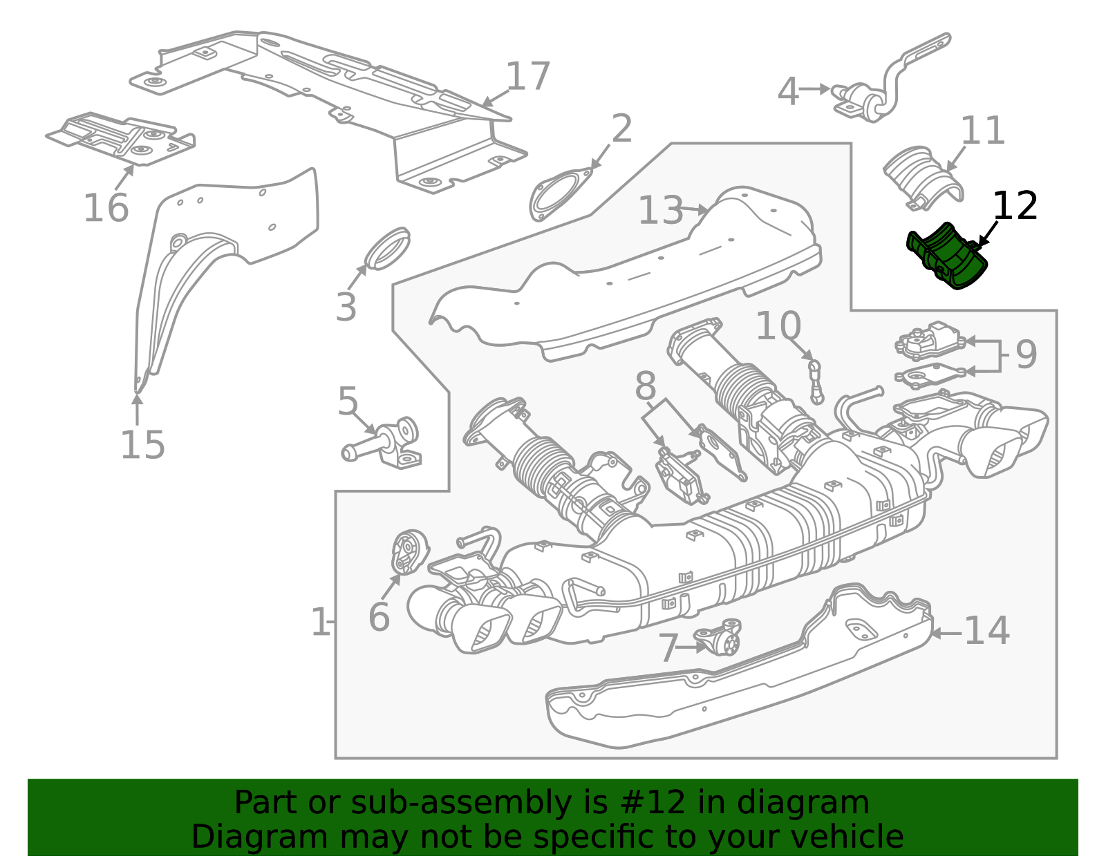 84240179 - Driver Side Exhaust Pipe Heat Shield 2020-2026 Chevrolet ...