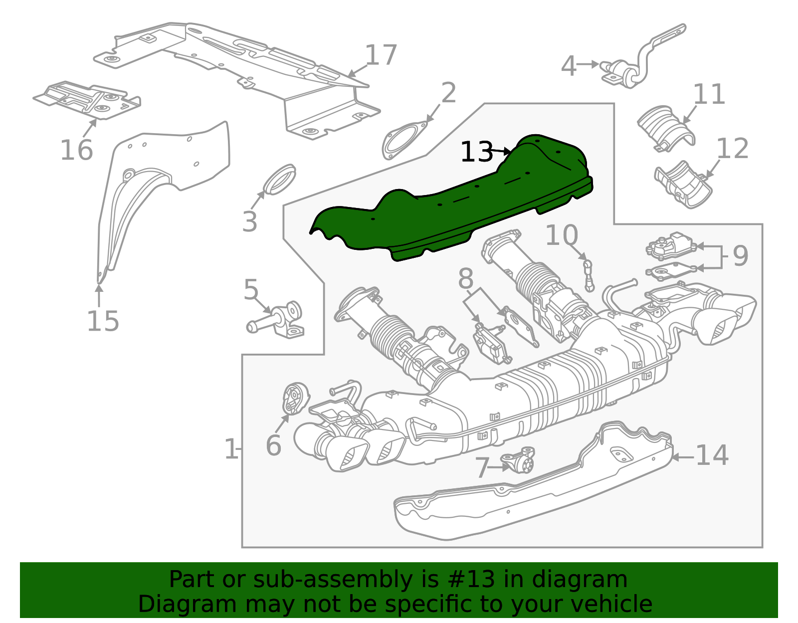 2020-2025 Chevrolet Corvette Heat Shield 84989252 | Capital Chevy Parts