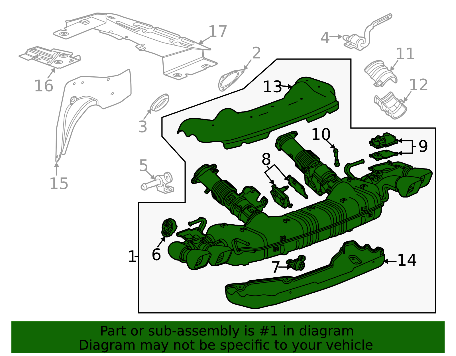 2024-2025 Chevrolet Corvette Muffler & Pipe Assembly 85047994 | GM ...