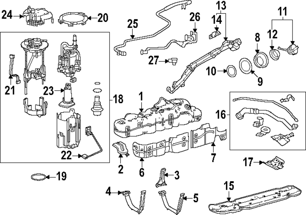 77001-0C130 - Fuel Tank - 2023-2025 Toyota Sequoia | OEM Genuine Toyota ...