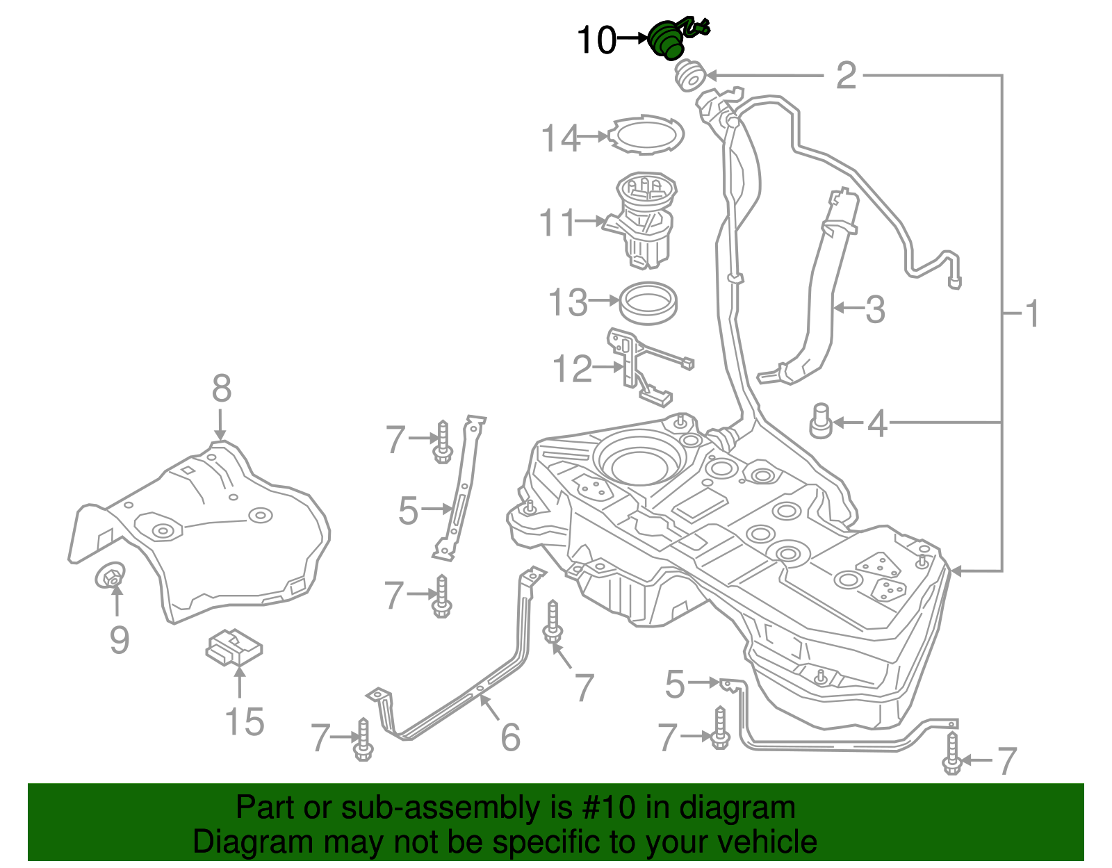 2017-2025 Audi Cap 5WA-201-550-BD | Audi USA Parts