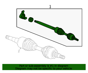2019-2025 GM Axle Assembly 86797913 | Payne Weslaco Motors GMC Parts