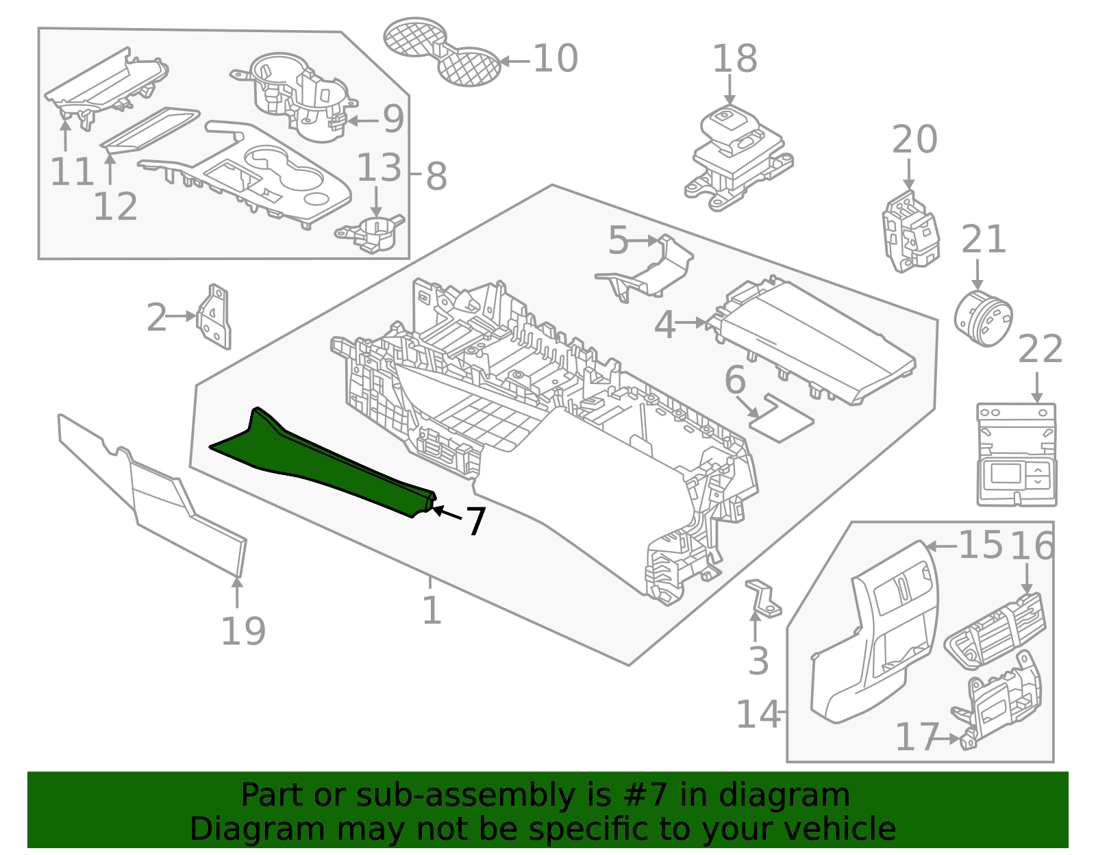 2024-2025 Nissan Rogue Side Trim Panel 96907-6RR1A | Nissan Parts Central