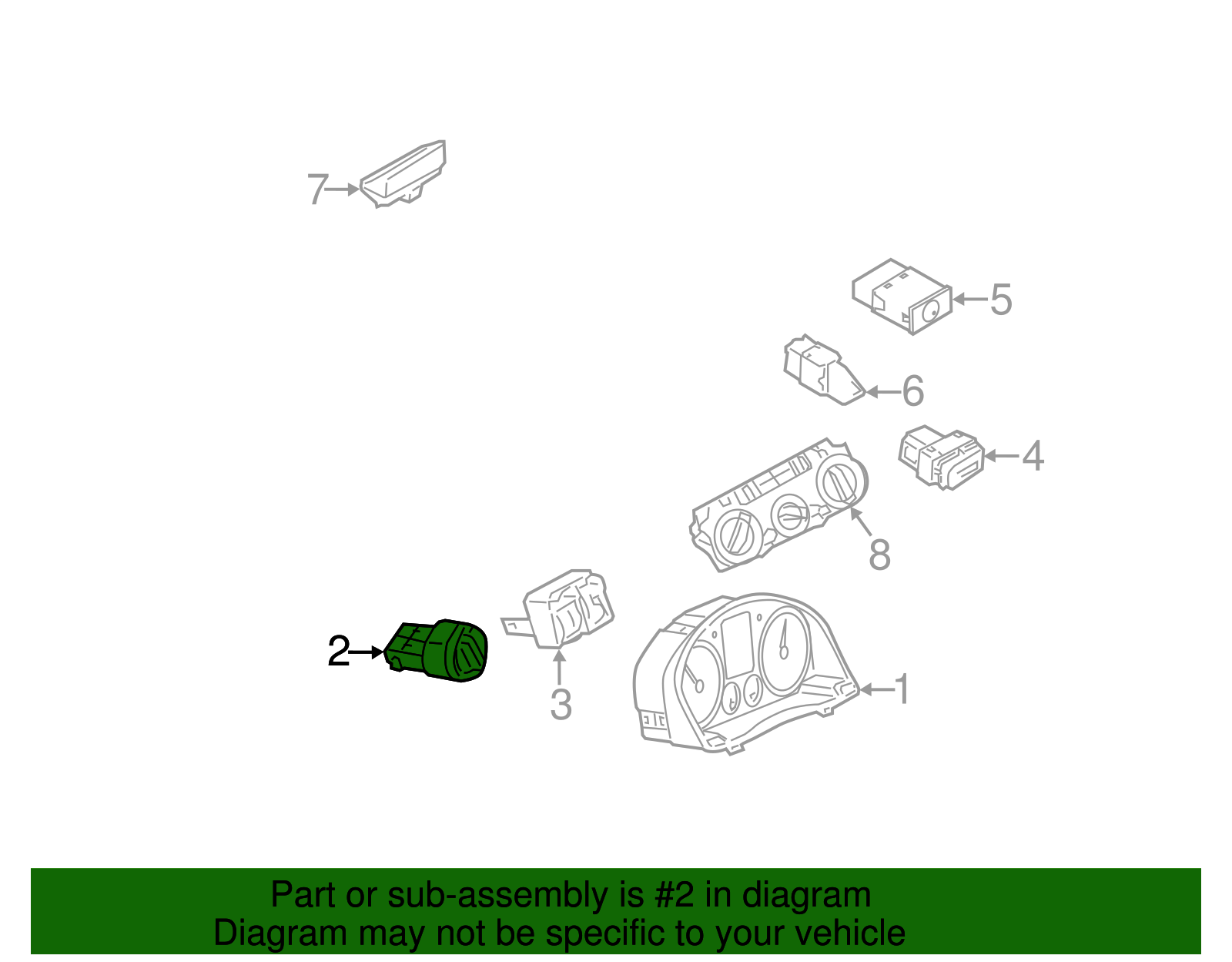 3C8-941-431-A-XSH - Headlamp Switch - 2006-2022 Volkswagen | VW OEM ...