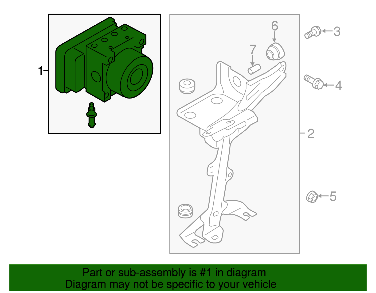 2019-2021 Subaru ABS Pump Assembly 27596VA121 | Subaru Parts Guys