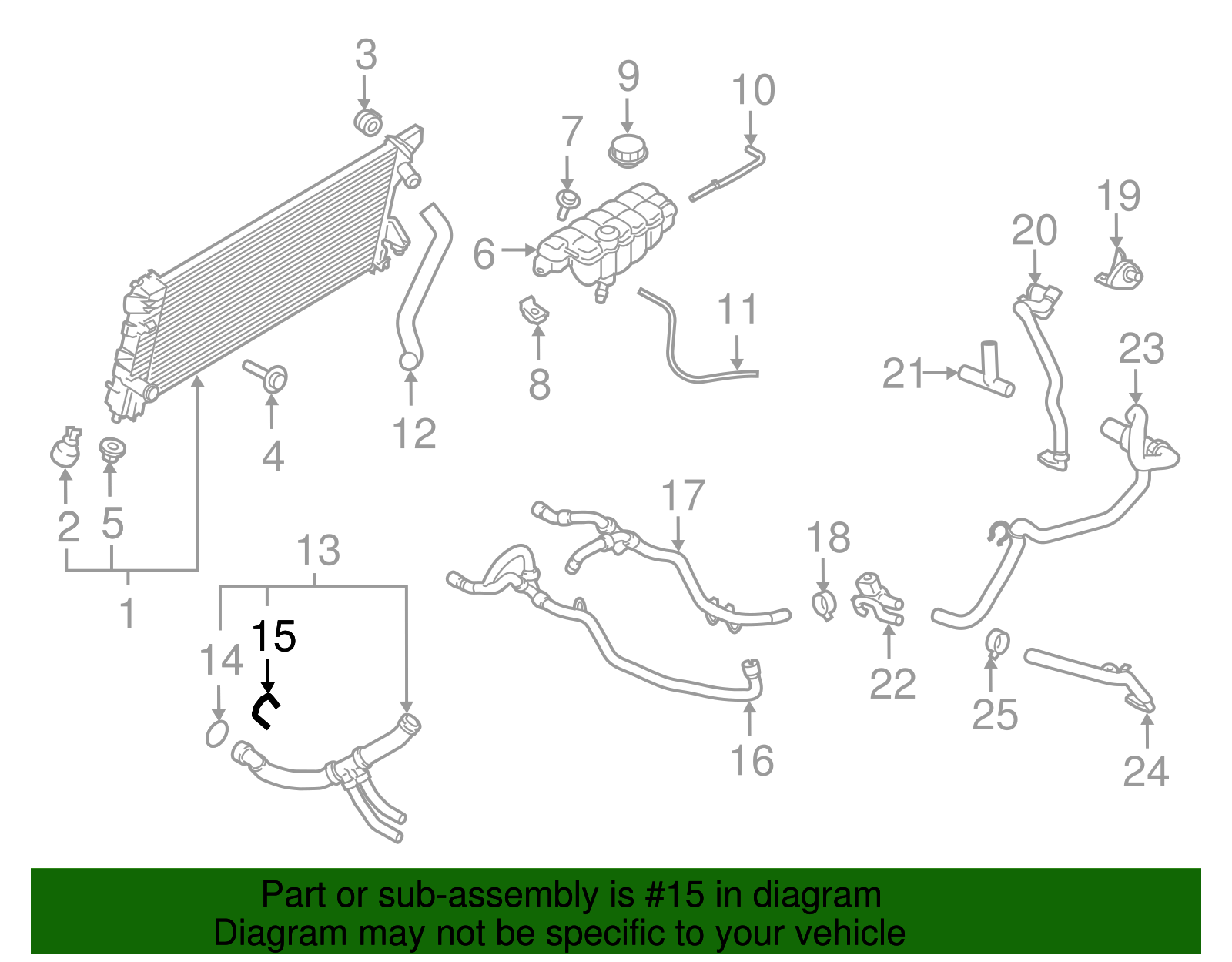 Genuine OEM Ford Part - Radiator Coolant Hose C-Clip FL3Z-8B365-A ...