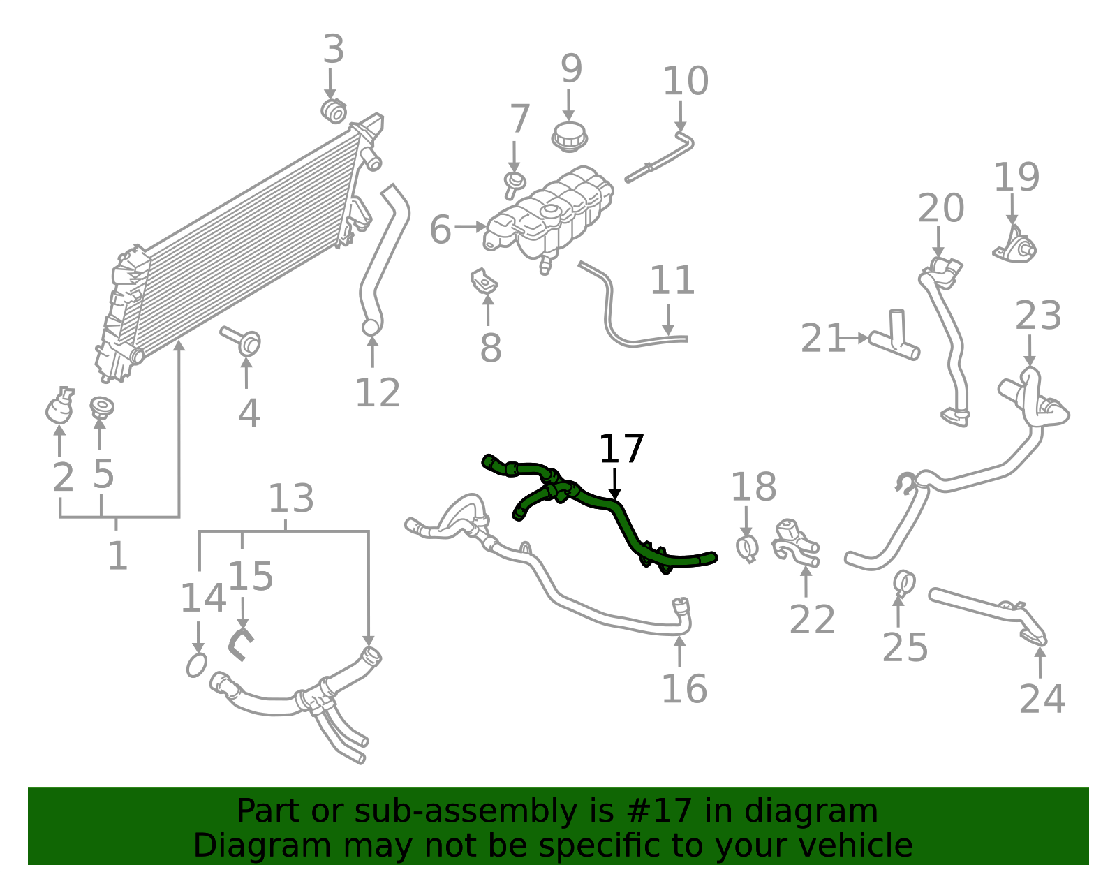 HVAC Heater Hose JL1Z-18472-C | OEM Parts Online