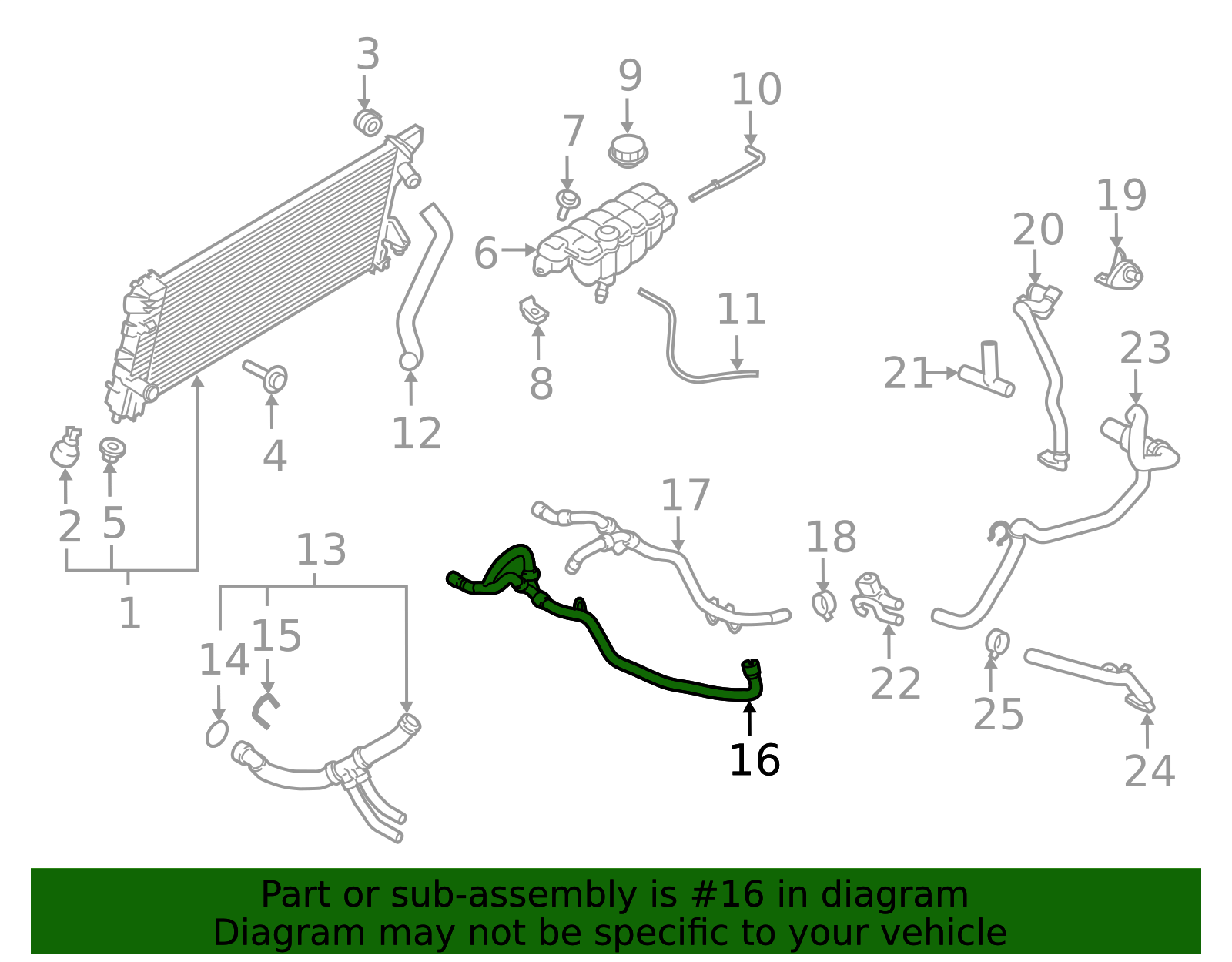 HVAC Heater Hose JL1Z-18472-B | OEM Ford Parts Online