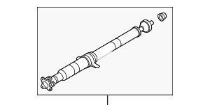 2018-2023 Land Rover Drive Shaft Assembly LR100831 | LandRoverParamusParts