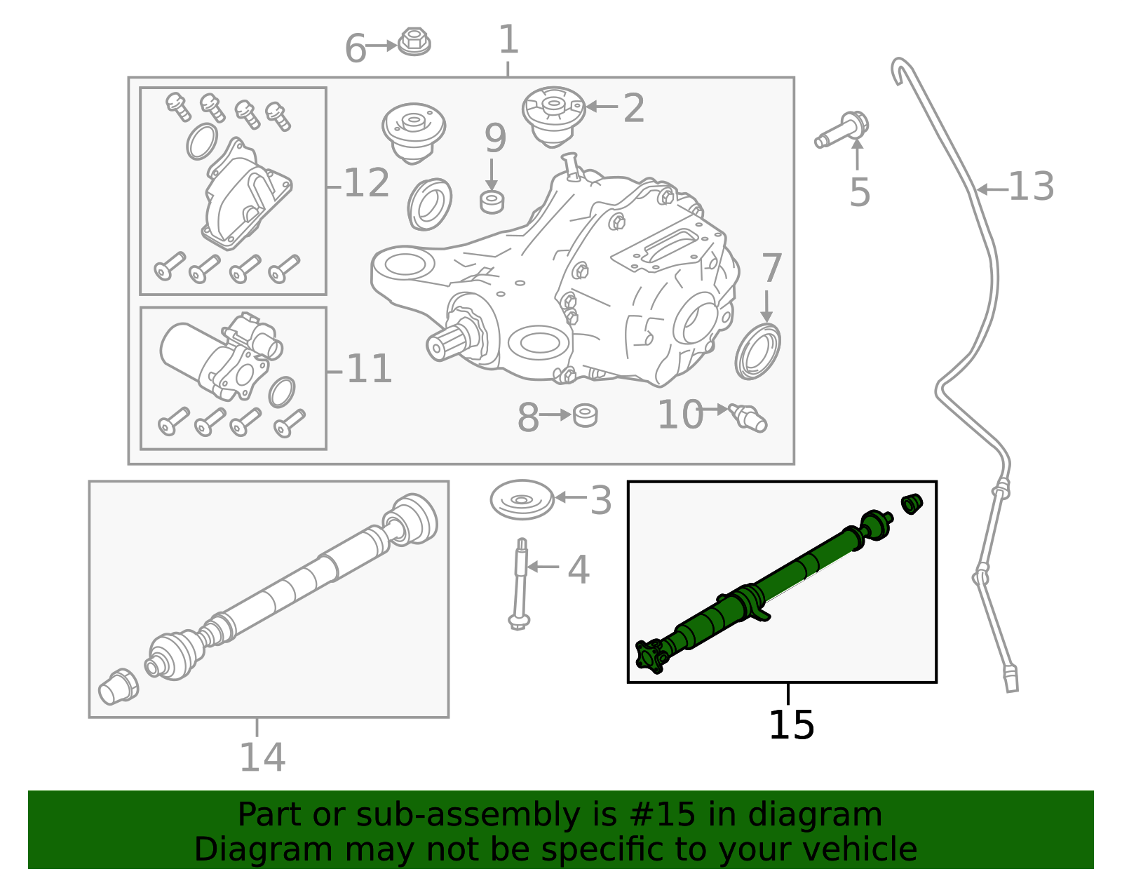 2018-2023 Land Rover Drive Shaft Assembly LR100831 | LandRoverParamusParts