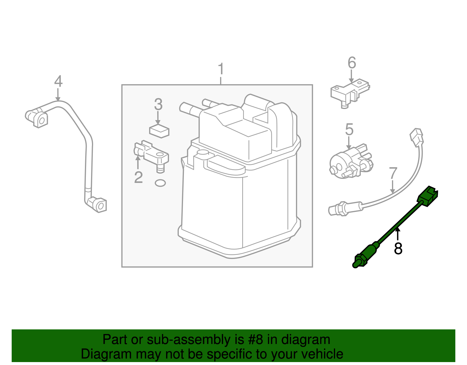 2013-2015 Chevrolet Heated Oxygen Sensor 25180901 | Shop Matick Buick GMC