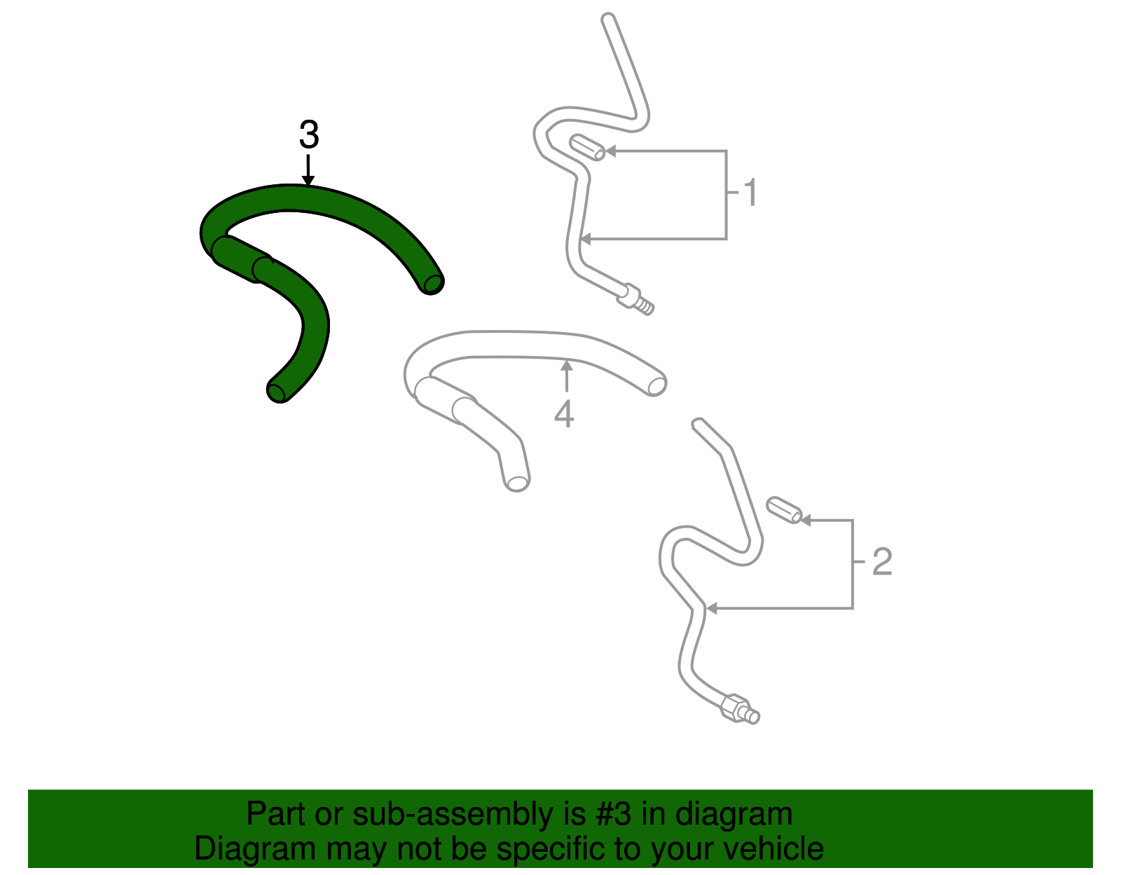 32941-08010 - Inlet Hose 2004-2005 Toyota Sienna | Toyota San Diego Parts
