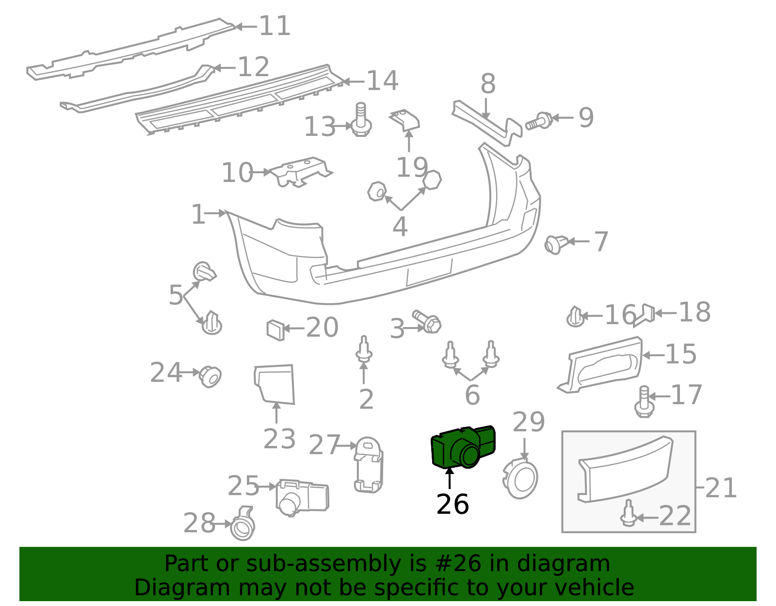 89341-28451-D0 - Park Sensor - 2008-2011 Toyota Land Cruiser | Toyota ...