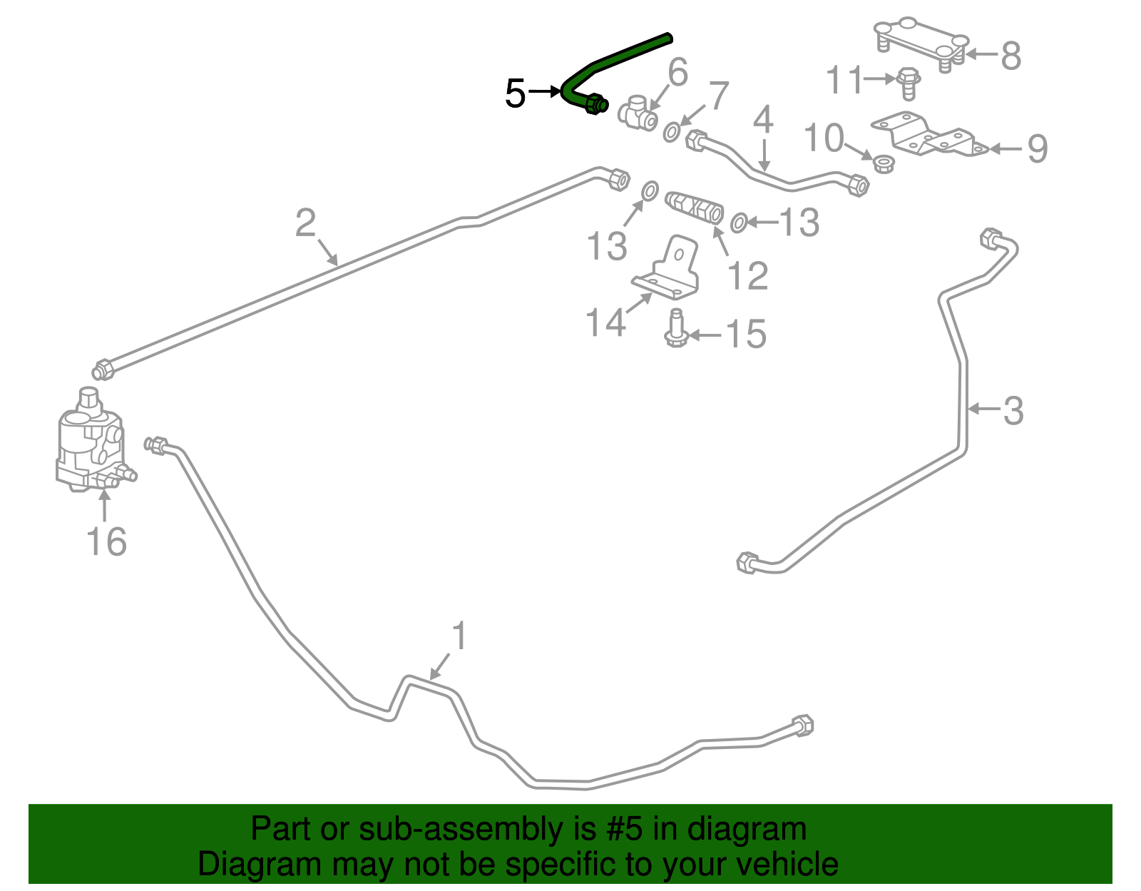 GM Parts | (22986565) - Compressed Natural Gas (CNG) Tank Filler Pipe ...