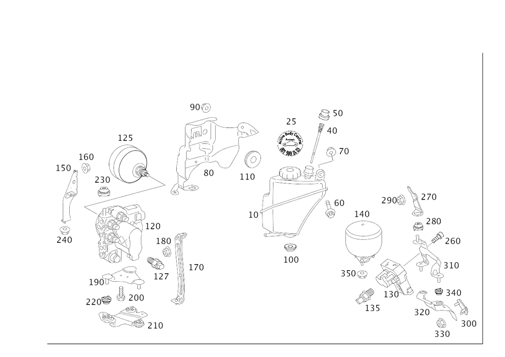 221-320-02-14 - Oil Reservoir 1954-2014 Mercedes-Benz | Mercedes-Benz ...