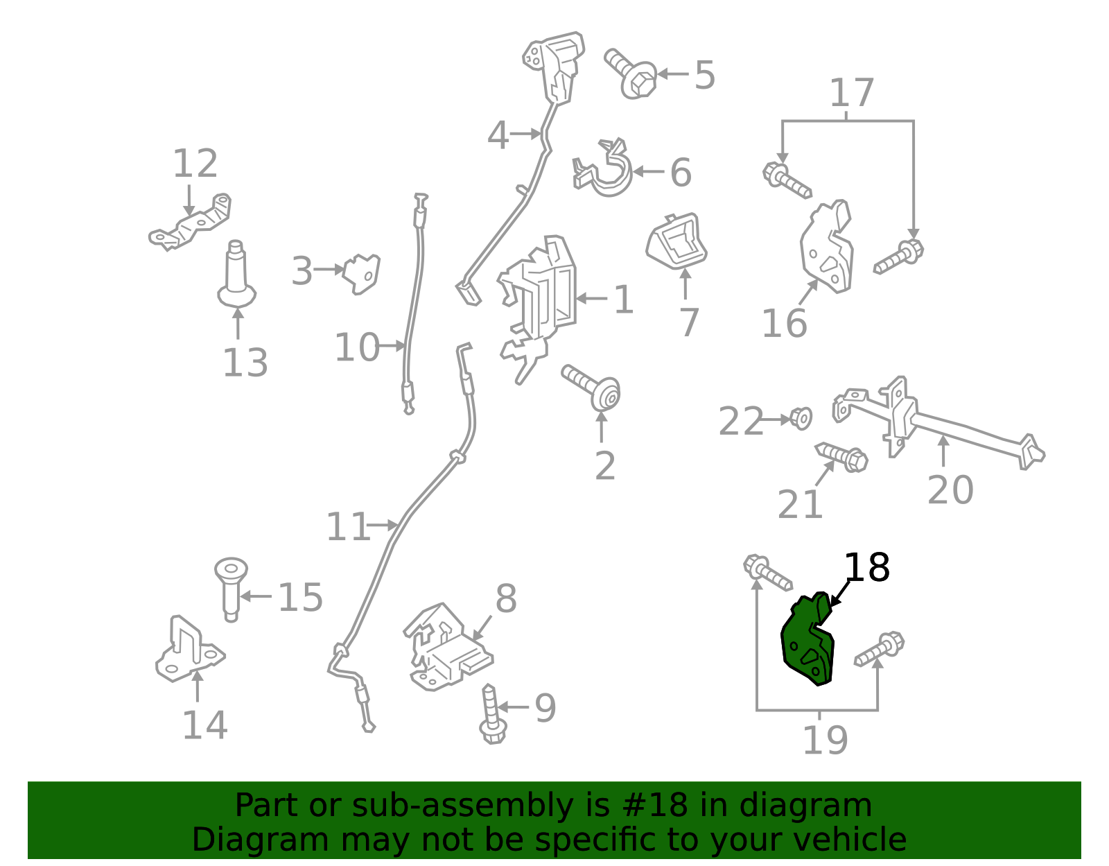OEM Door Hinge - Secure, Smooth Door Operation | AutoNation Parts