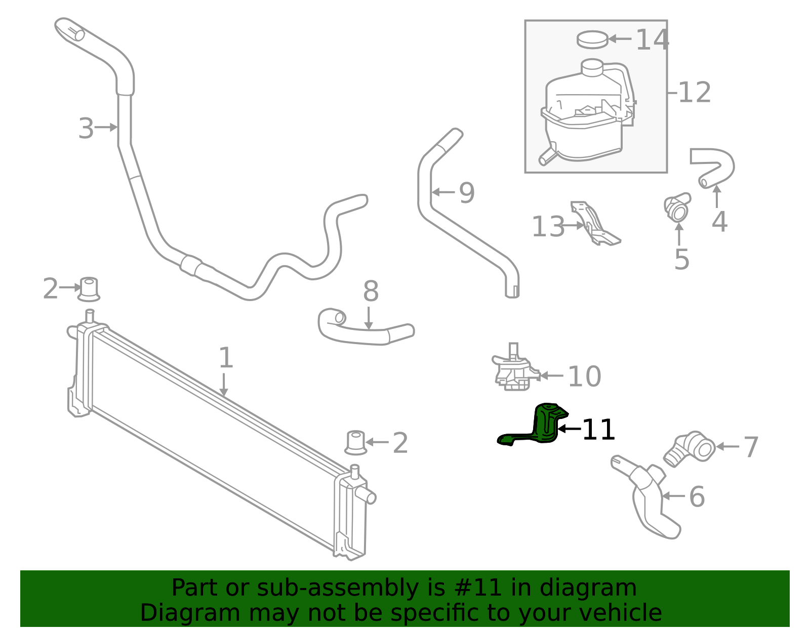 2016-2018 Toyota RAV4 Auxiliary Pump Bracket G9141-48030 | MotorMotor