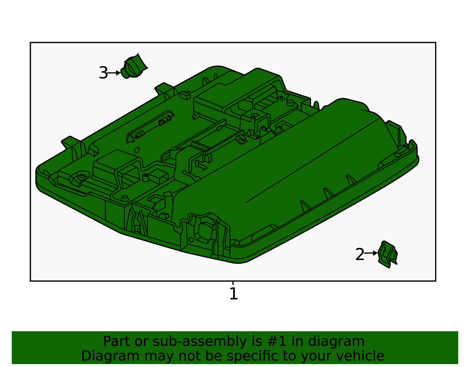 Genuine OEM Overhead Console Part# LR107966 Fits 2018-2023 Land Rover ...