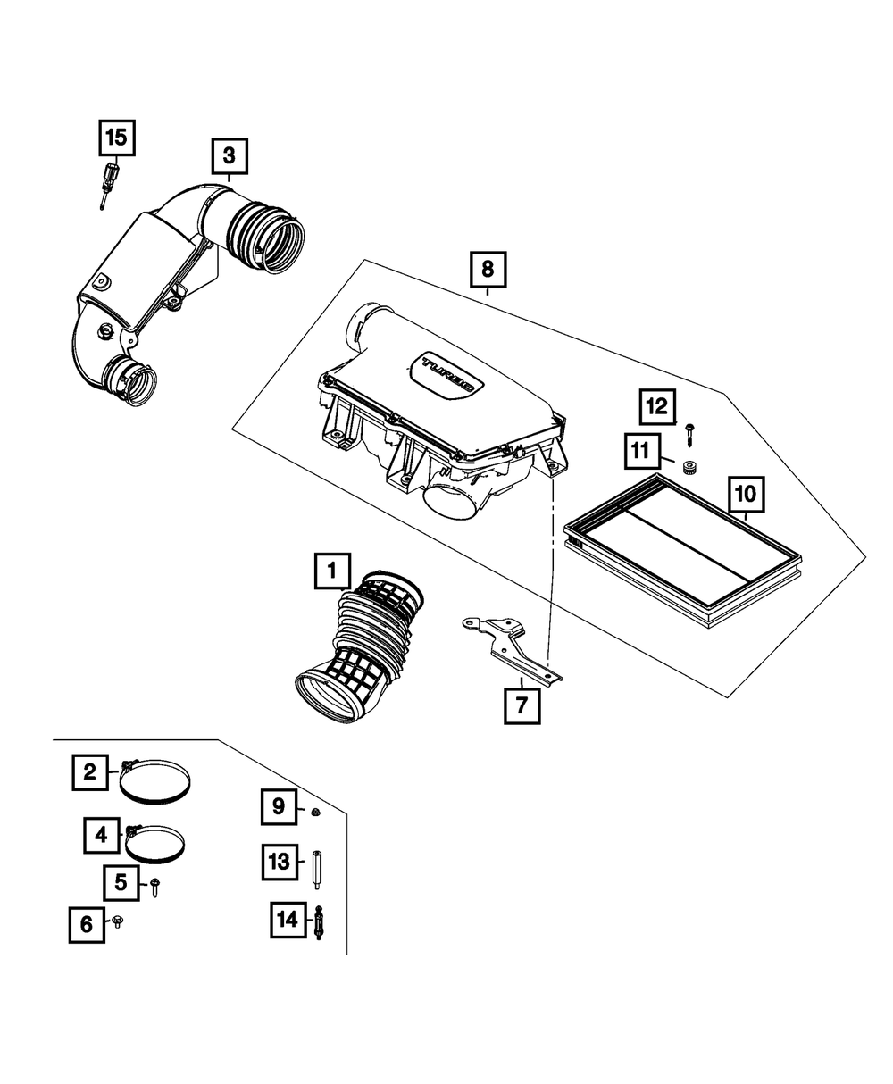 68469692AA - Air Filter 2023-2026 Mopar | The Official Mopar eStore