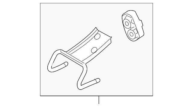 2009-2019 Ford | Center Bracket | 9C2Z-5A246-B | Walls' Ford Parts