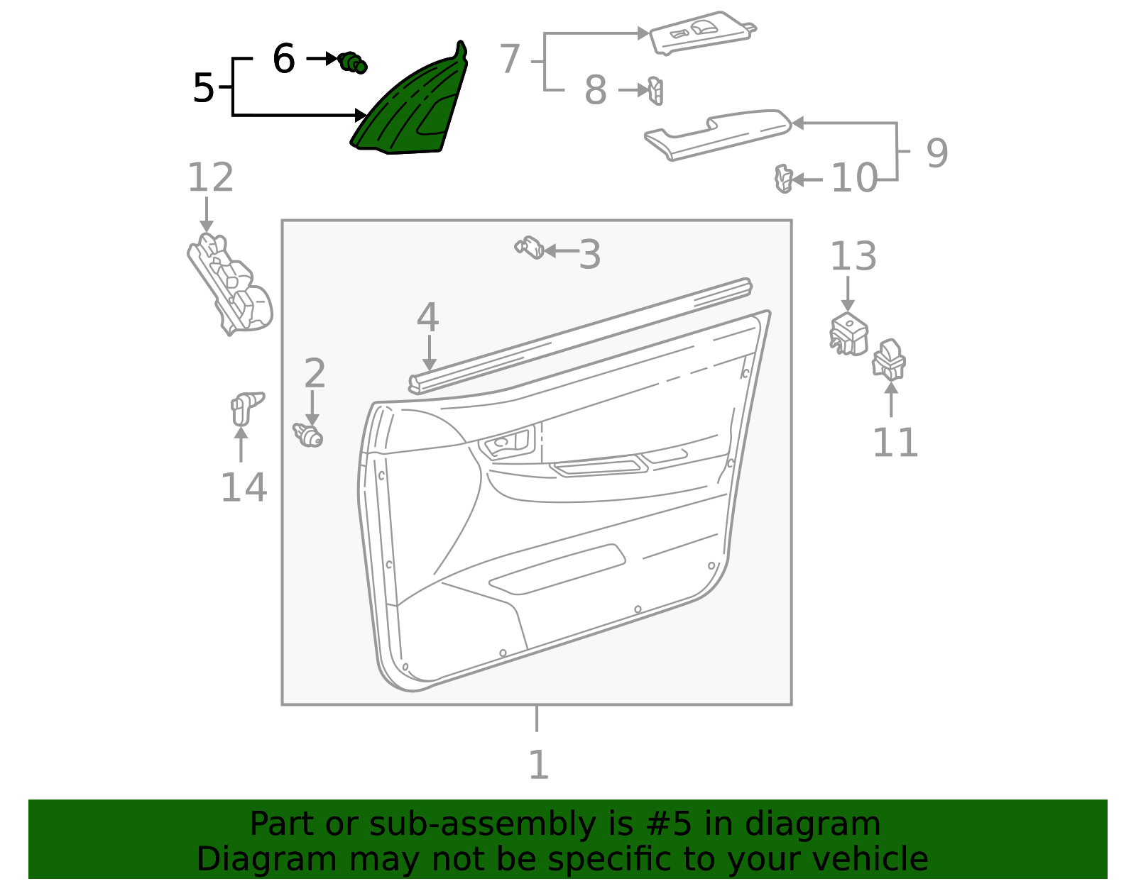 2003-2008 Toyota Corolla 2003-2008 Toyota Corolla - Corner Cover 67491 ...