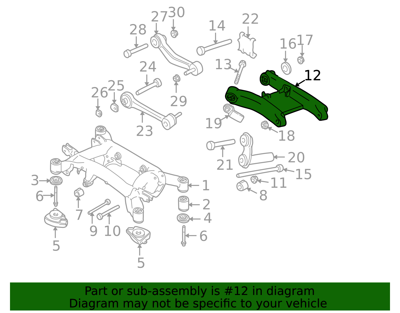 2000-2003 BMW M5 Lower Control Arm 33-32-2-229-516 | BMW OEM Parts
