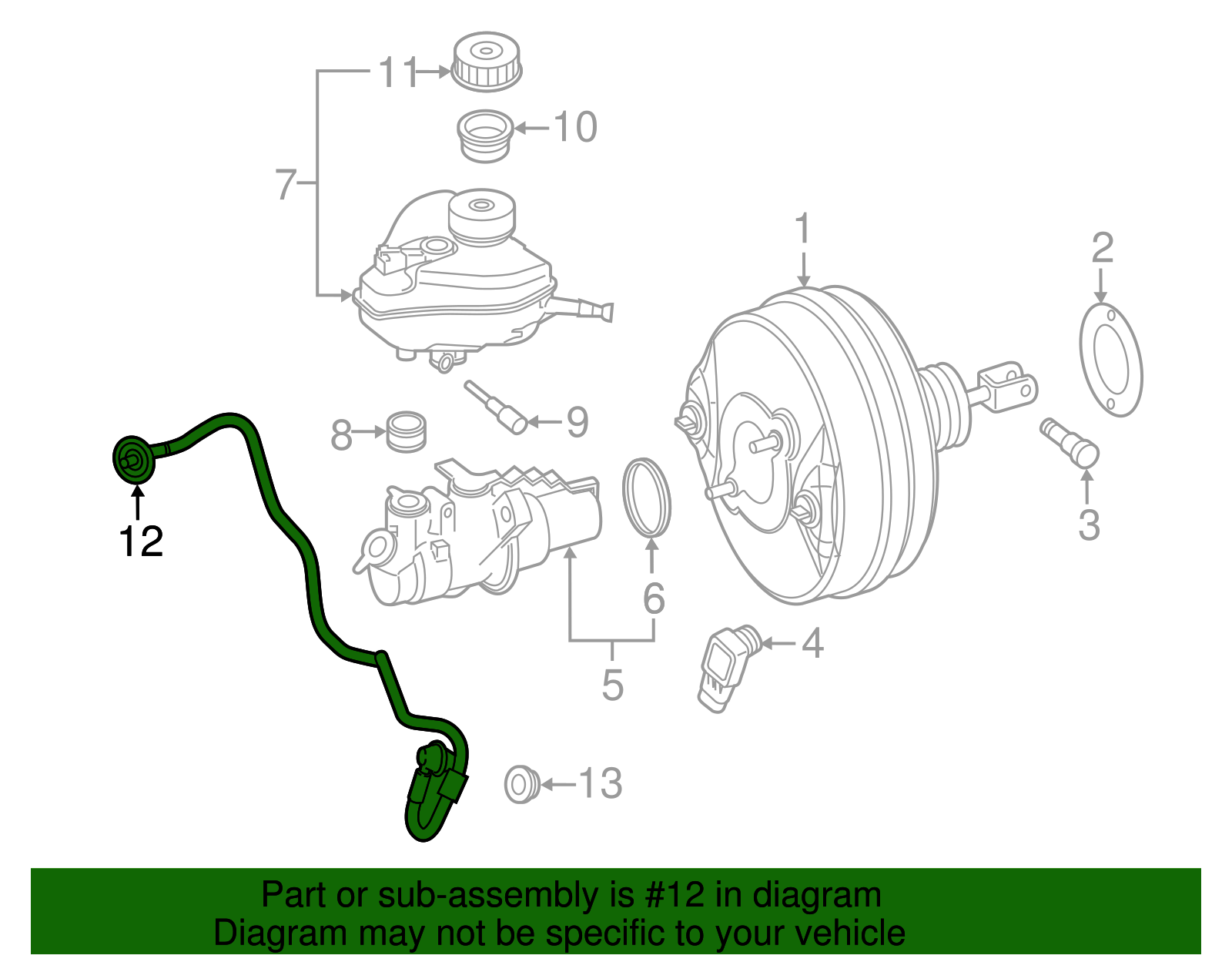 205-430-18-00 - Vacuum Hose 2015-2023 Mercedes-Benz | Mercedes-Benz ...