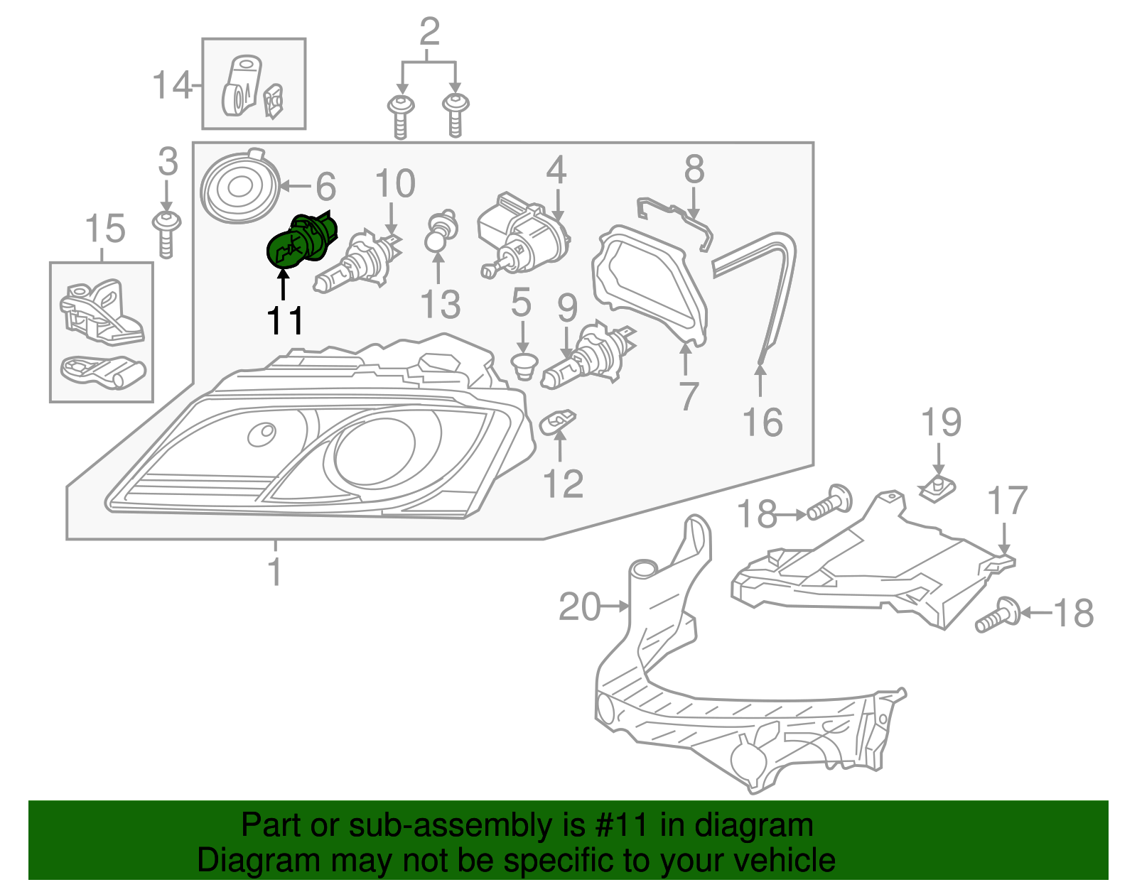 N-107-374-01 - Bulb & Socket 2008-2016 Audi | Audi OEM Parts Guy