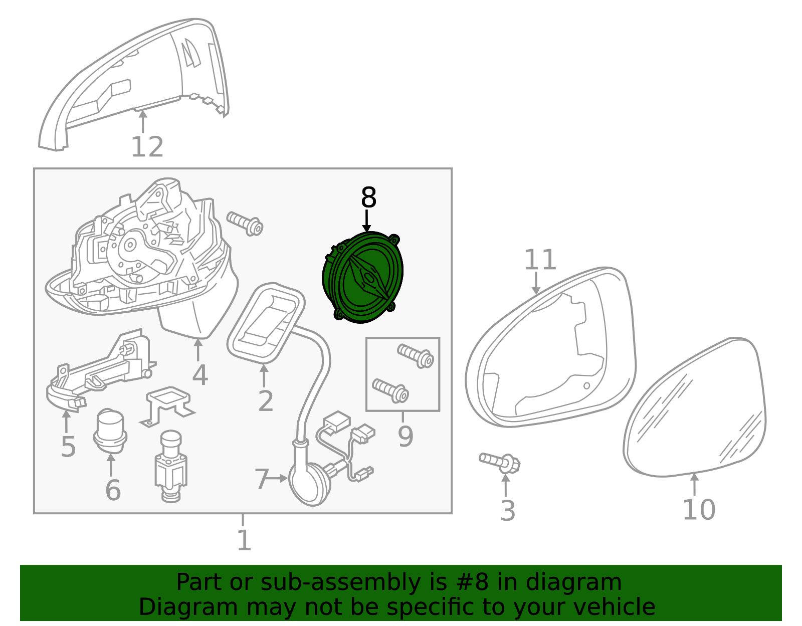 2009-2025 Volkswagen Motor 1K0-959-578-A | VW Direct Auto Parts