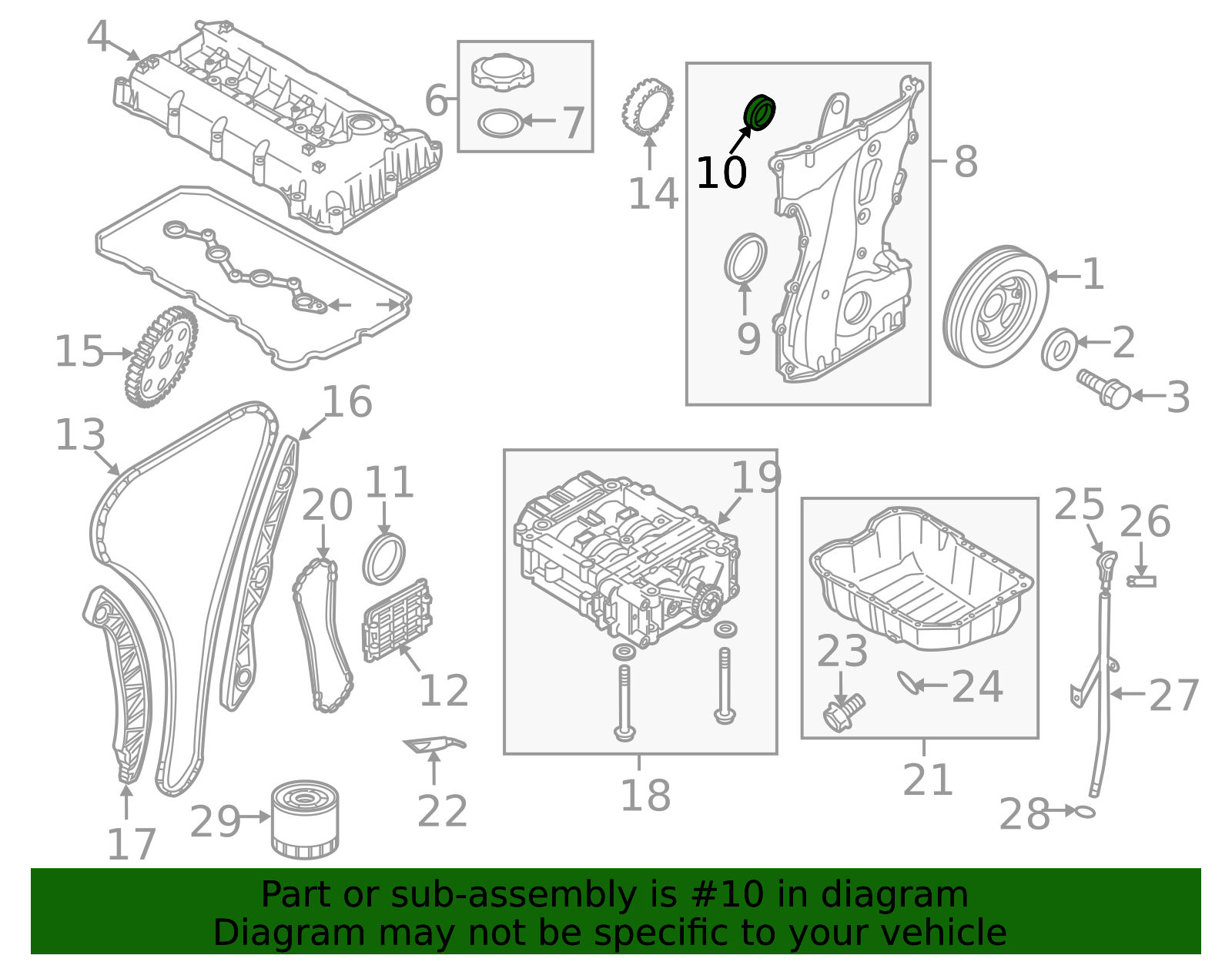 21472-25000 - Engine Timing Cover Gasket 2006-2013 Kia | Kia.Parts Store