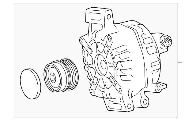 2019-2025 Toyota Alternator 27060-F0060 | OEM Parts Online