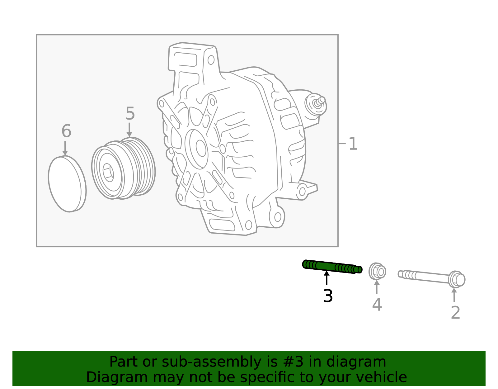 2011-2025 Toyota Alternator Stud 88446-02120 | MotorMotor