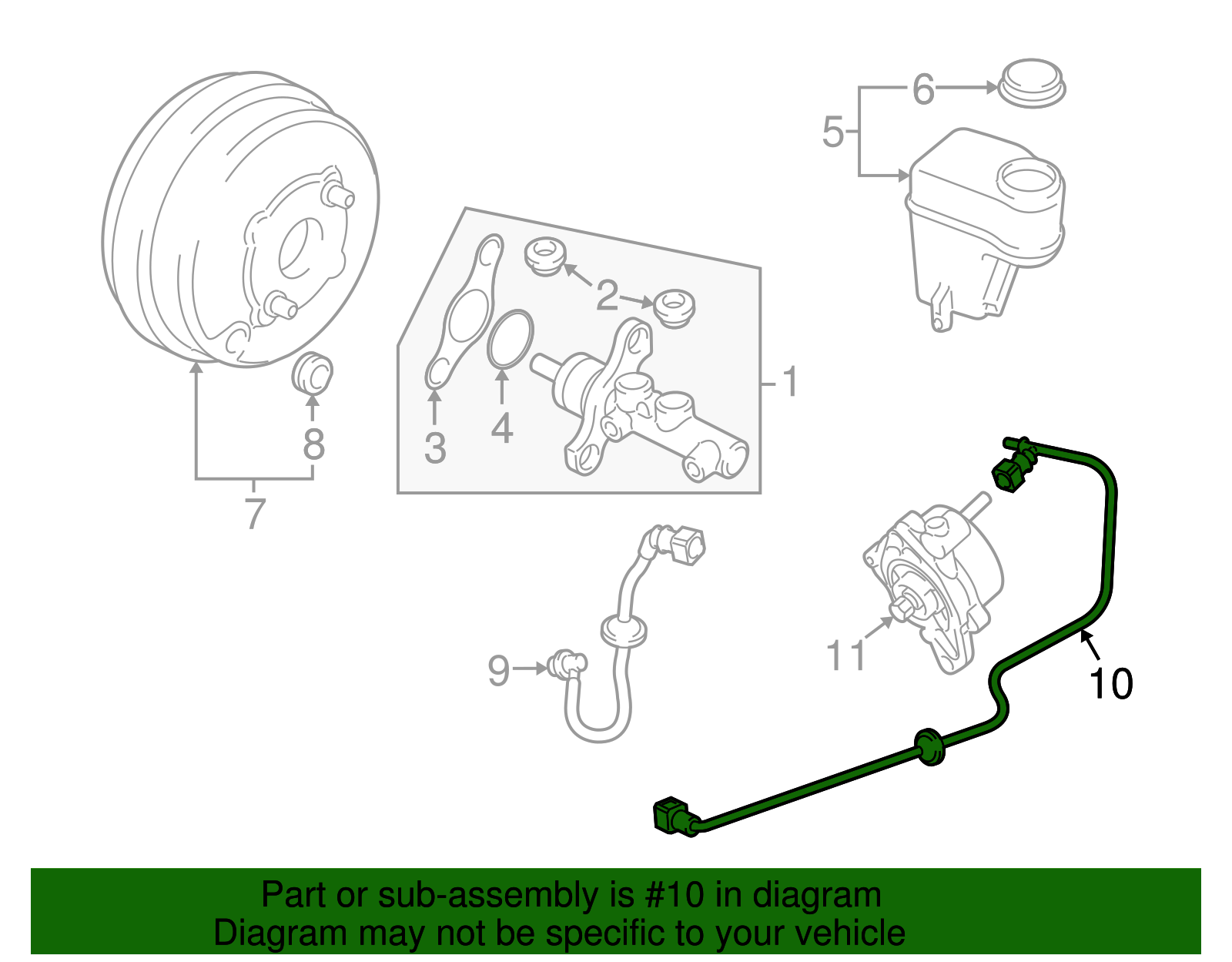 Genuine Vacuum line for 2003-2011 Saab | Part# 12783806 | Over 30% Off ...