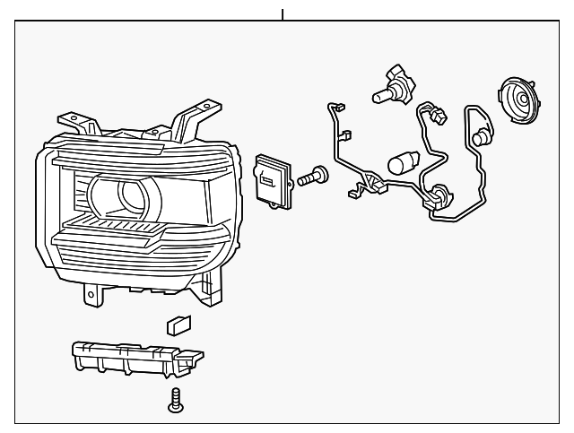 2014-2017 GMC Passenger Side Headlamp 84144048 | Capital Chevy Parts