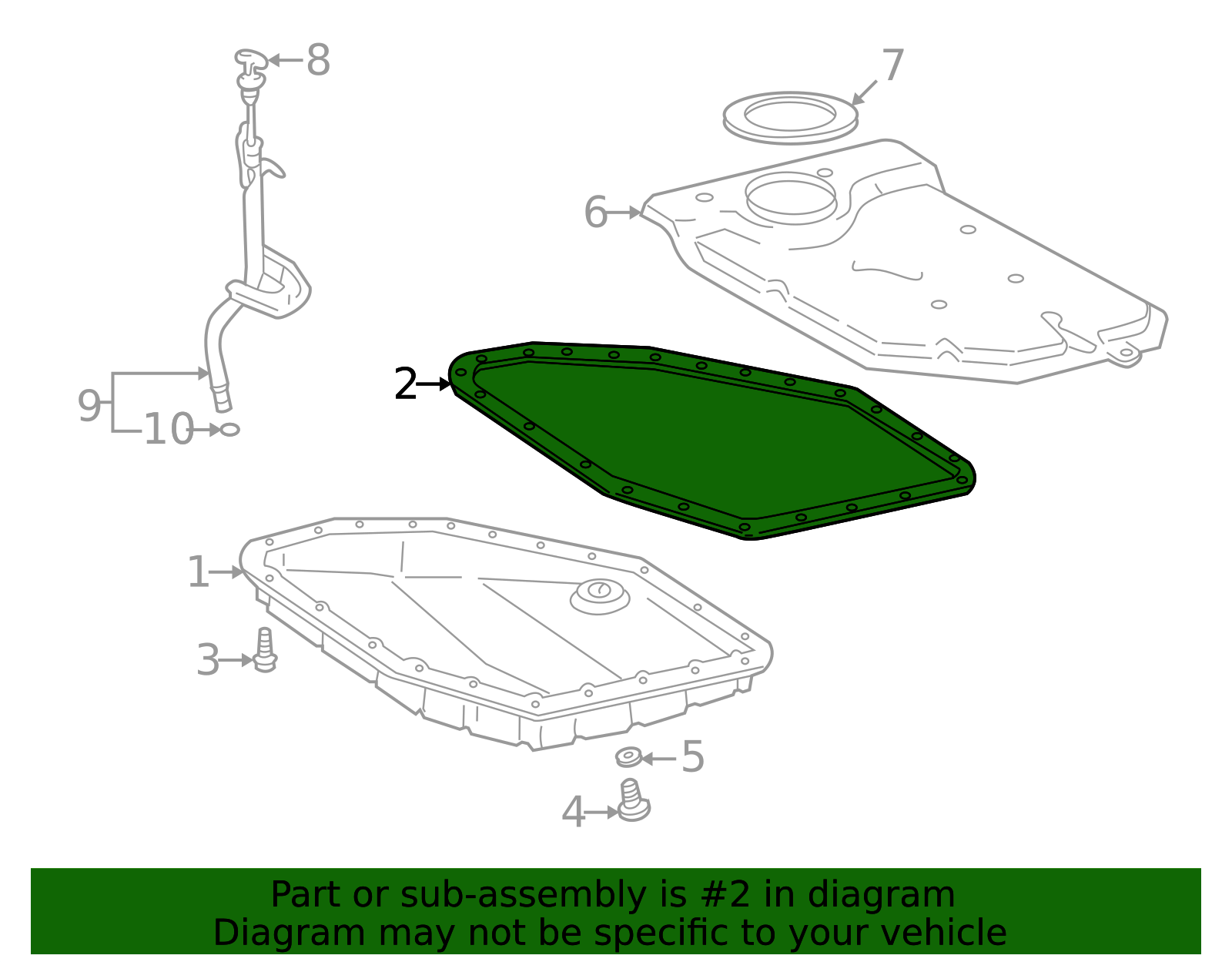 1987-1998 Toyota Pan Gasket 35168-12020 | OEM Parts Quick