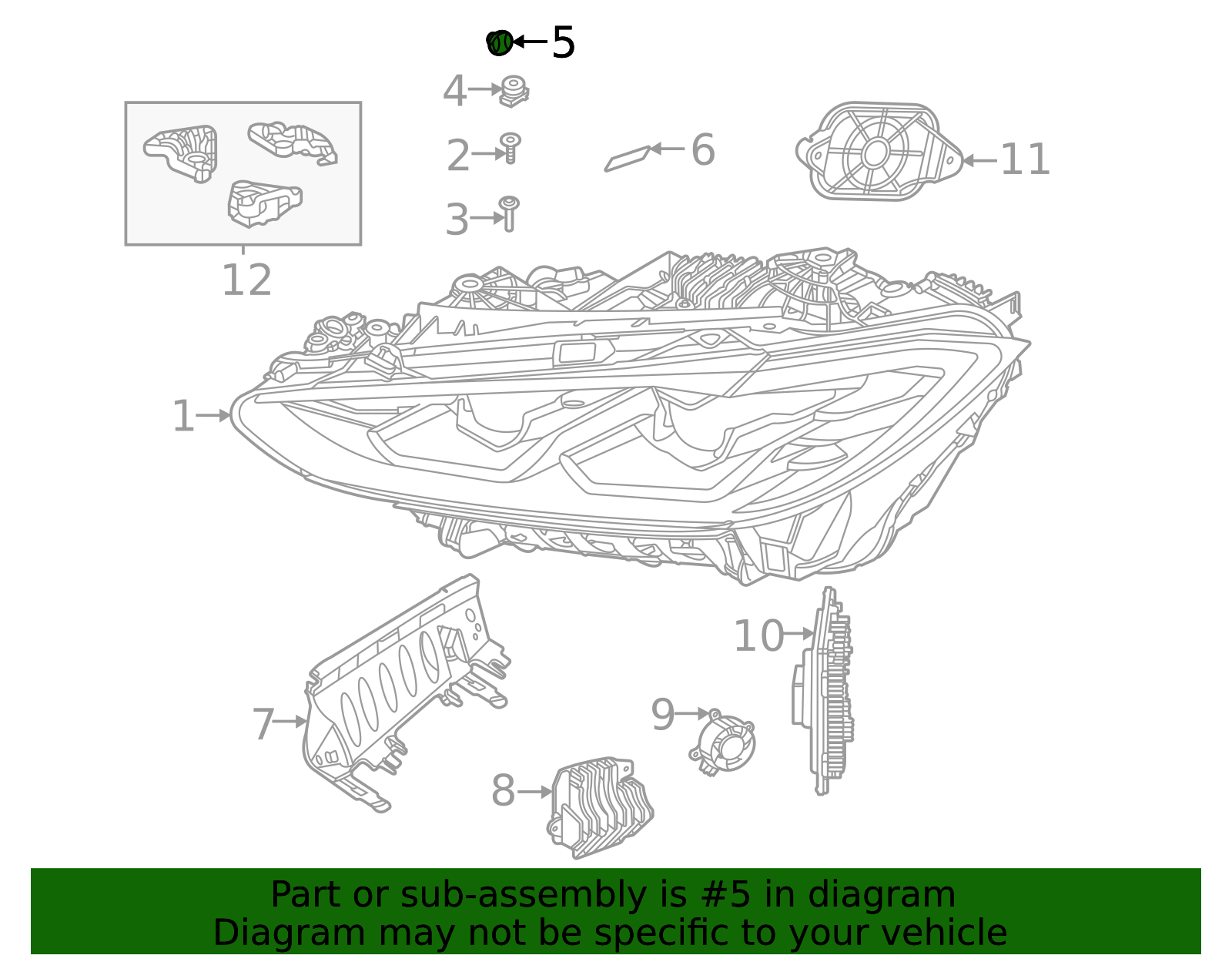 2019-2025 BMW Headlamp Assembly Plug 63-11-7-489-213 | The BMW Mini ...