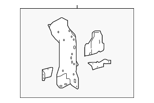 53203-47903 - 2019-2024 Toyota Corolla - Side Support | Toyota Parts ...
