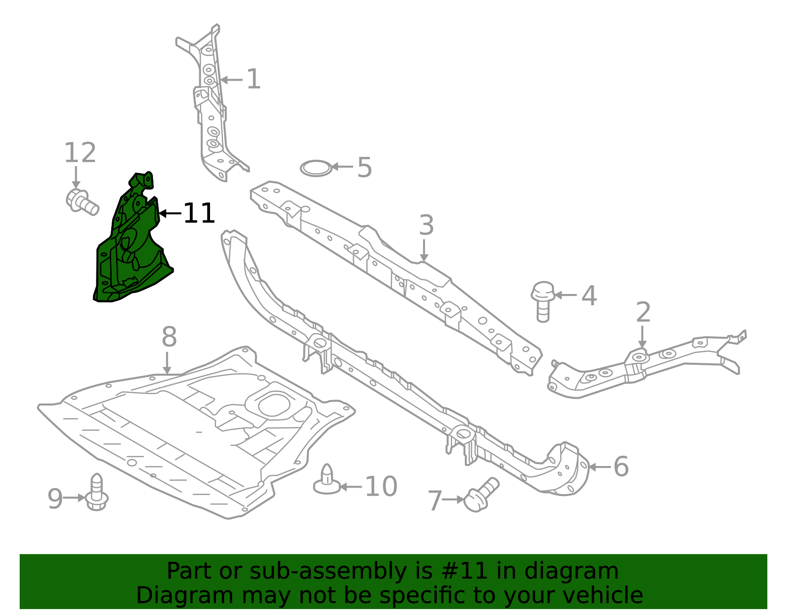 2017-2018 Nissan Side Cover 64838-5HA0A | My Nissan Part