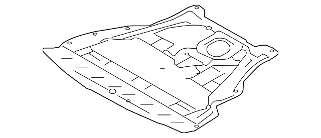 2017-2023 Nissan Under Cover 75890-6MA0A | Nissan Repair Parts