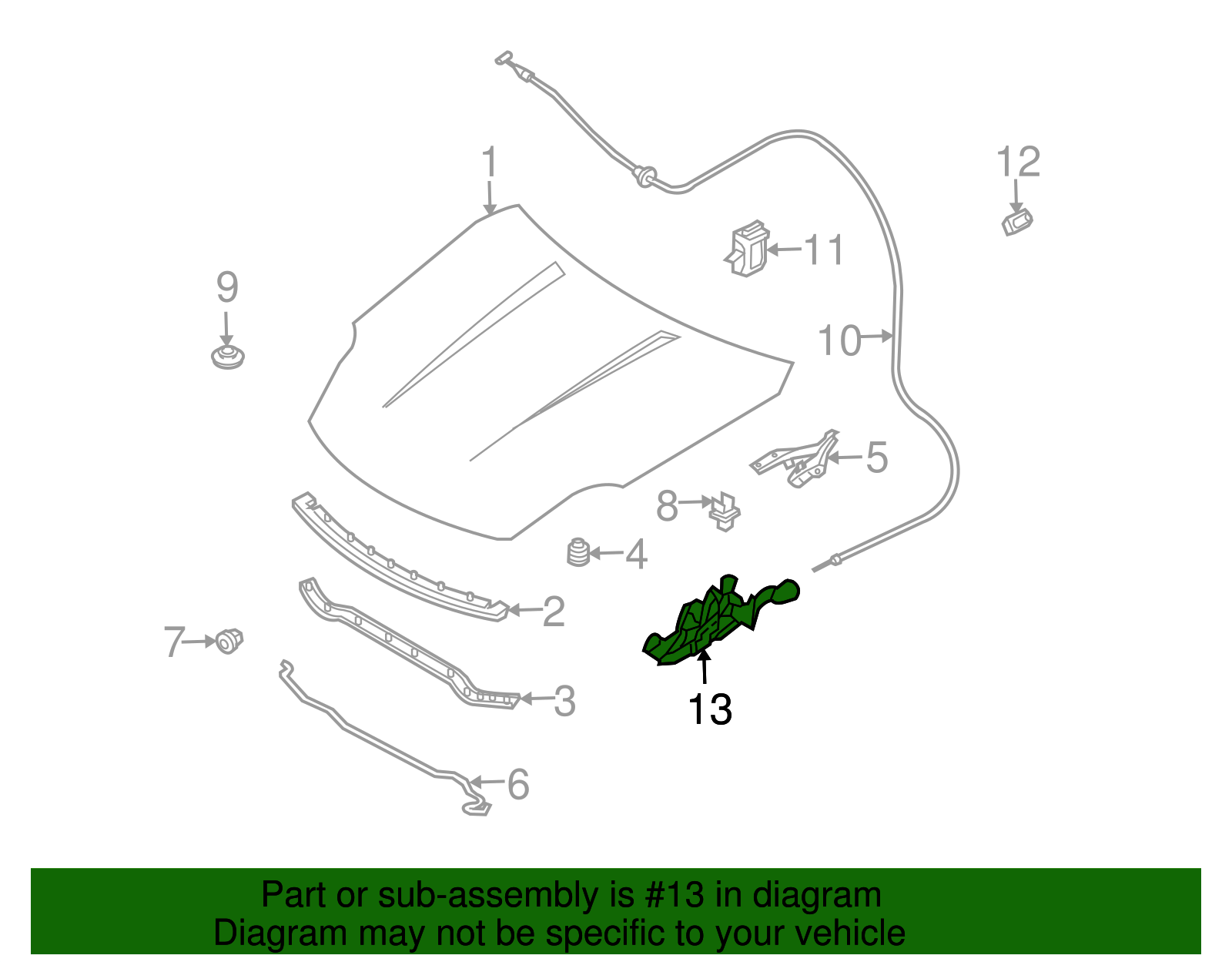 2003-2009 Nissan 350Z Lock 65601-CF00A | Nissan OEM Parts Outlet