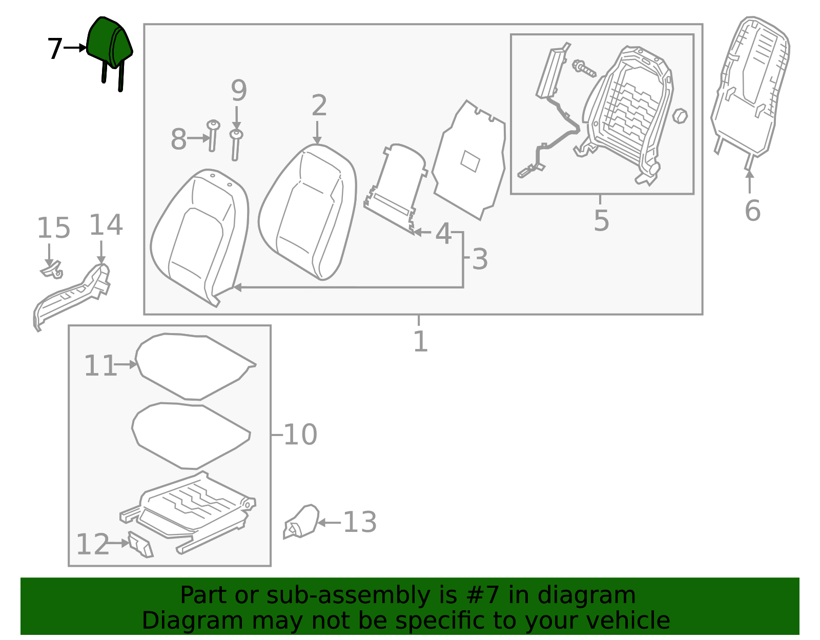 2022-2023 Hyundai Headrest 88700-J9100-RUV | MotorMotor