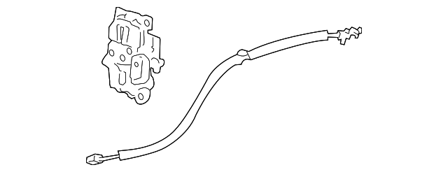 2007-2012 GM Passenger Side Rear Door Latch 25876392 | Capital Chevy Parts