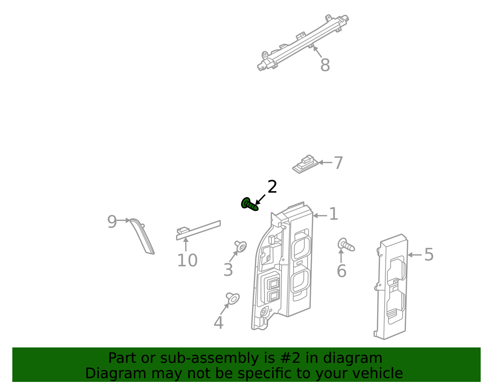 2012-2023 Land Rover | Motor & Linkage Bolt | RYG500910 | Express Land ...