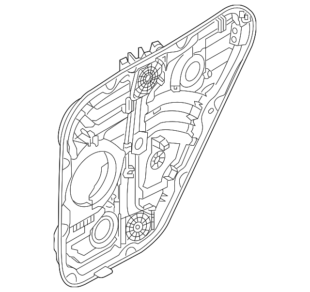 83471-D3001 - Hyundai Window Regulator 2016-2021 Hyundai Tucson ...
