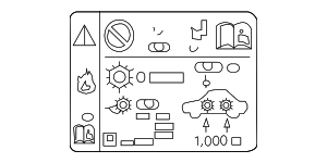 2017-2025 GM Air Conditioning System Information Label 84468778 ...
